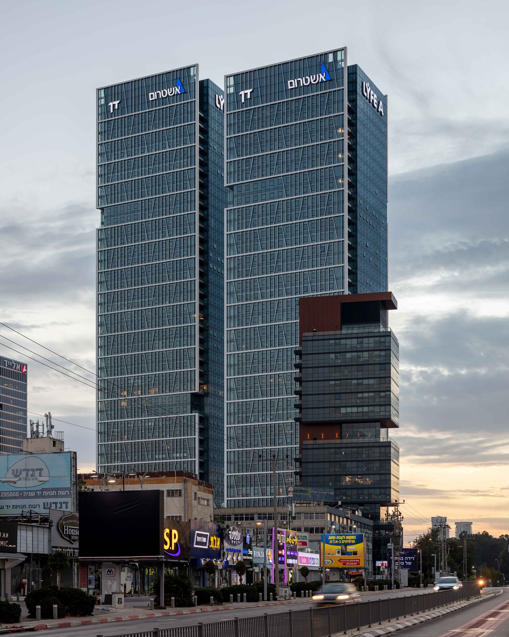 פרויקט LYFE באזור העסקים המתחדש בבני ברק | אלוג'י